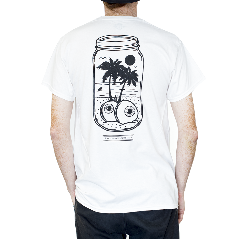 Tree House Clothing | Looking Glass White T-Shirt - Off Ya Tree